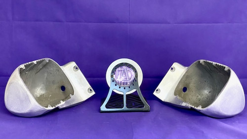 Peterbilt 379 shaved single square headlight buckets | After Dark Kreations