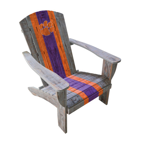 Clemson University Wooden Adirondack Chair | Fan Life
