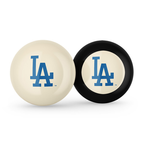 Los Angeles Dodgers Logo Cue Ball & 8 Ball | Fan Life