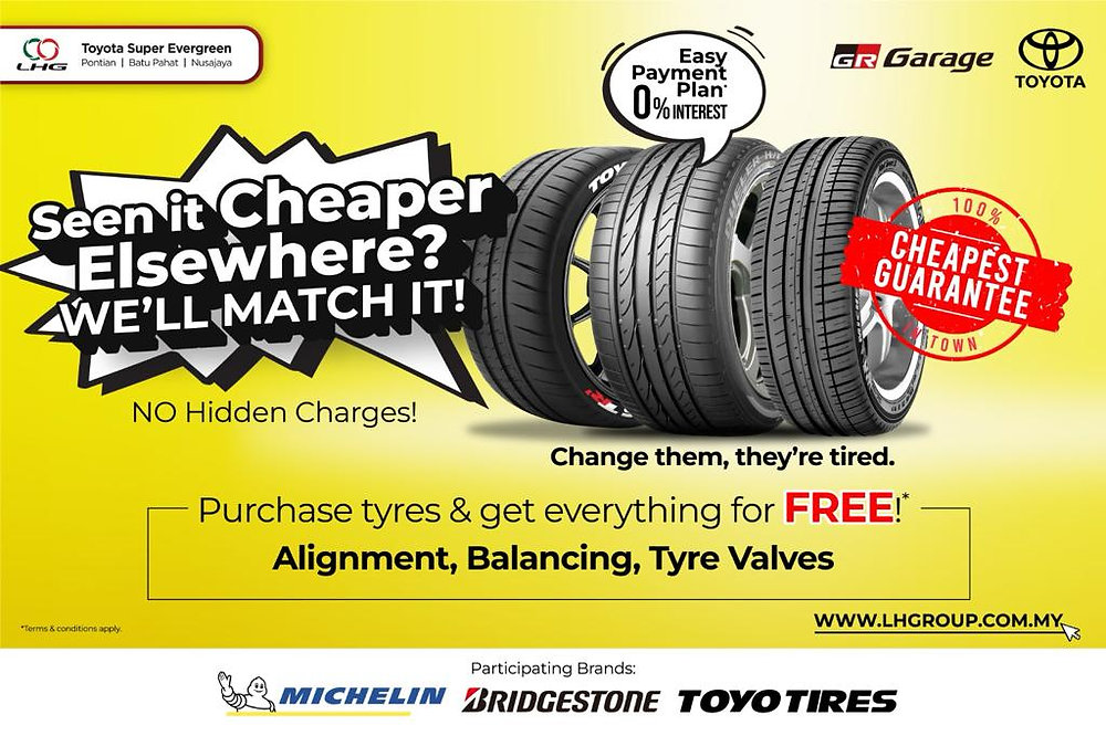 Toyota Super Evergreen Group - Tyre Promo