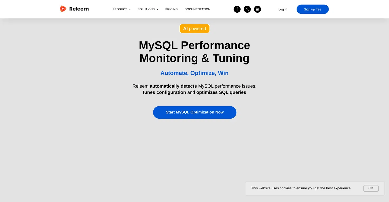 Releem-MySQL performance tuning tool
