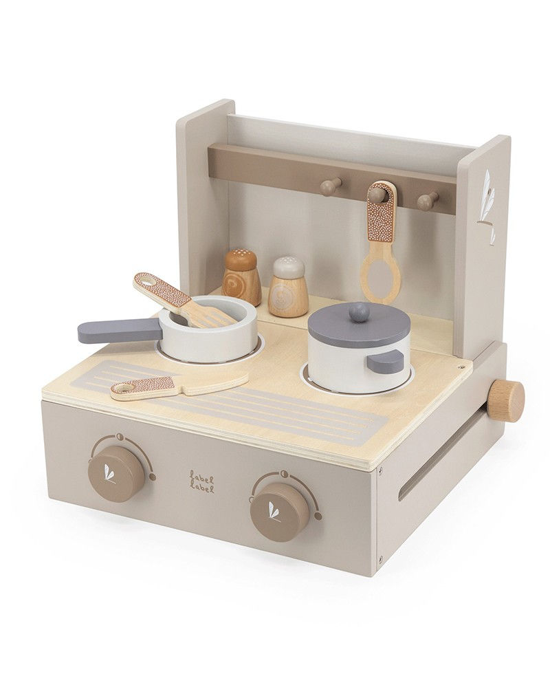 Foldable Wooden Play Kitchen Nougat | Theislandkids