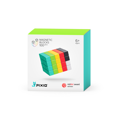 Pixio Magnetic Building Blocks Set 100pcs | Theislandkids