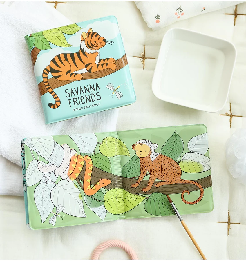 Magic Bath Book | Savanne Friends | Theislandkids