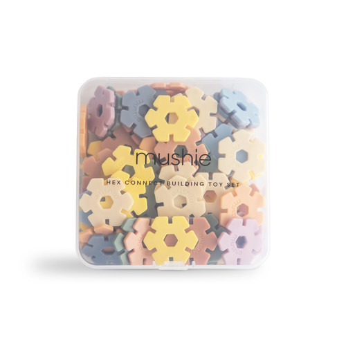 Mushie HEX Connect Building Toy Set | Theislandkids