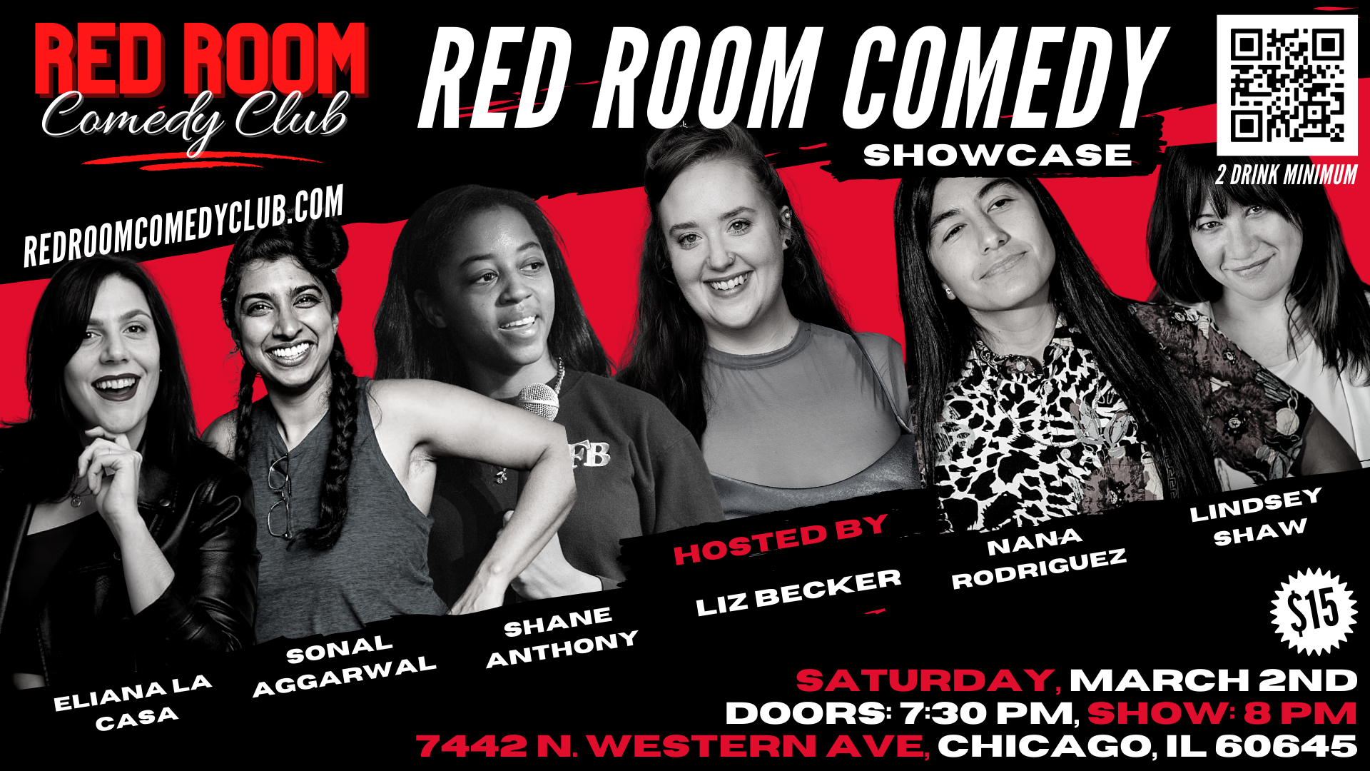 RED ROOM COMEDY Showcase | RED ROOM Comedy Club