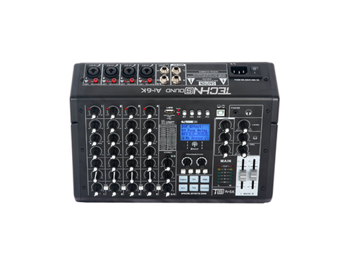 Mixer 6ch TECHNoSOUND AI6K | Hero Electronics