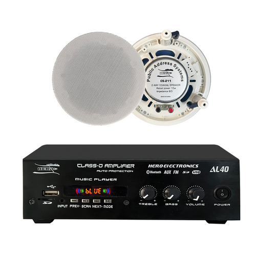 amplifier system 2 ceiling speaker | Hero Electronics