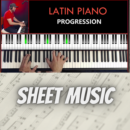 Latin Piano Progression - Sheet Music | PIANO FREAK