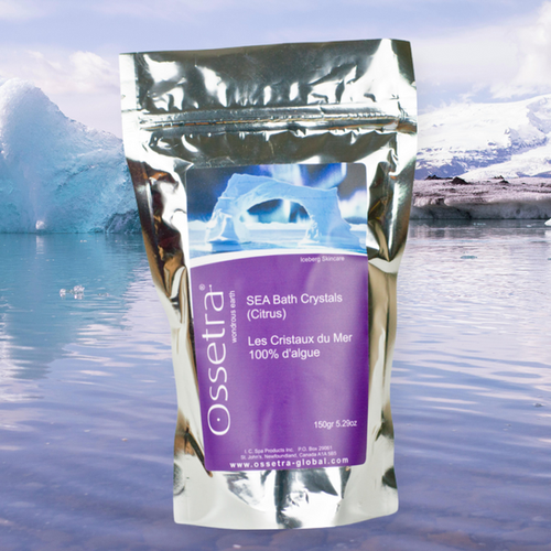 Revitalizing Sea Bath Crystals - Citrus/Rose for Nourished Skin