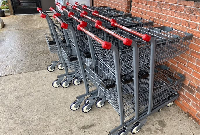 Shopping Cart Containment | Advanced Equipment Sales