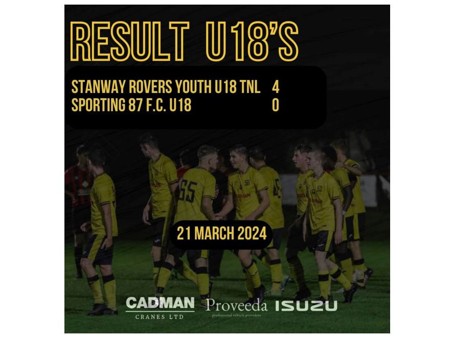 HOME WIN FOR U18 TNL TEAM