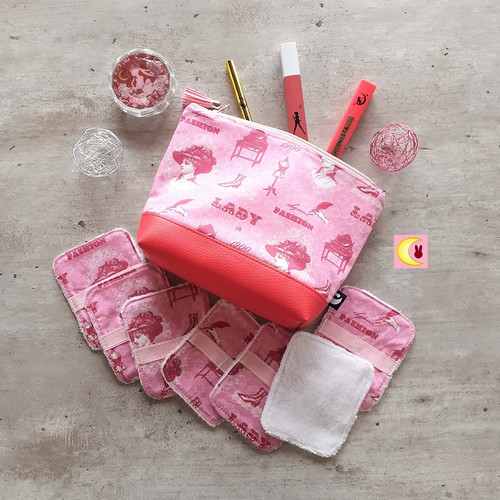 Ensemble trousse + semainier de lingettes French Queen idée cadeau zéro ...