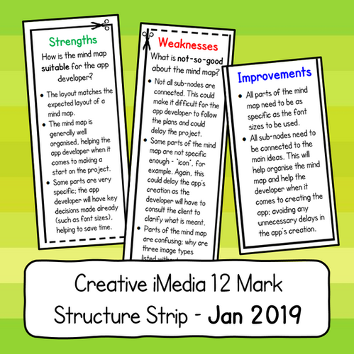 R081 - 12 Mark Structure Strip (January 2019 Paper) | Mean Business