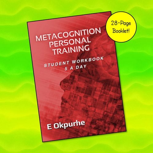 Metacognition: 5 a Day Student Work Book | Mean Business