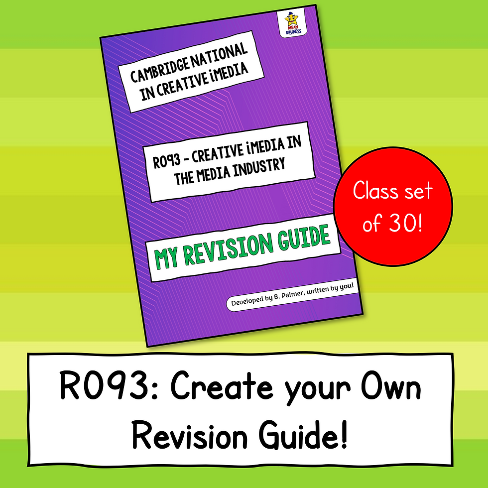 R093 Create your own Revision Guide Class Set Bundle | Mean Business