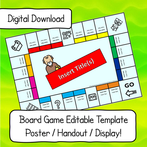 Board Game Template (For Display or Handouts) | Mean Business
