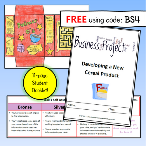 Create a Cereal Brand Business Project Booklet | Mean Business