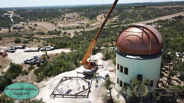Space Observatory - Mechanical Dome Installation