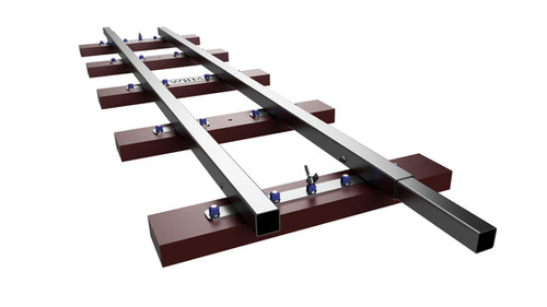 10 1/4 Gauge Straight 2.35 M Long Jubilee Portable Track Panel ...