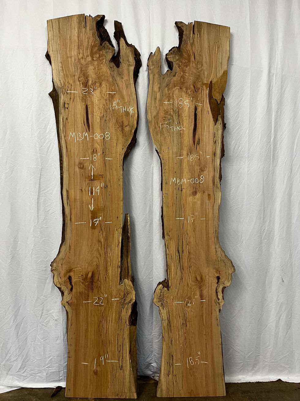 MBM 008 Book Matched Oregon Maple | Burl and Grain