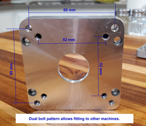 Servo Motor Front Flat Threaded Face Plate 750 Watt, 900 Watt, 550 Watt ...