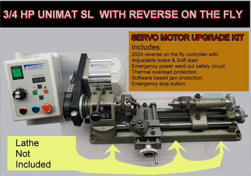 Emco Unimat Lathe 550W Variable Speed Spindle Motor Upgrade with ...