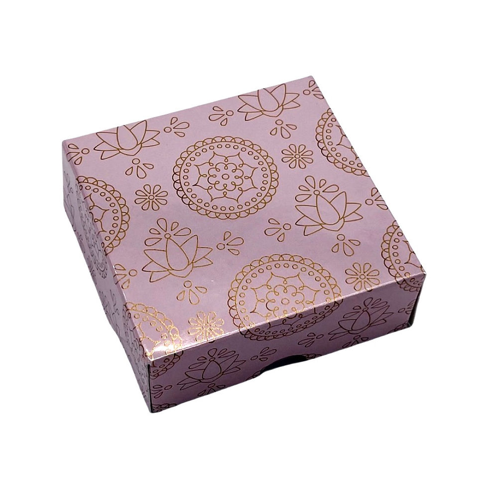 Pink Shimmer UV - 250g Box | Indian Sweet Boxes