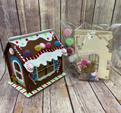 Gingerbread House Kit | Kids Art Skool