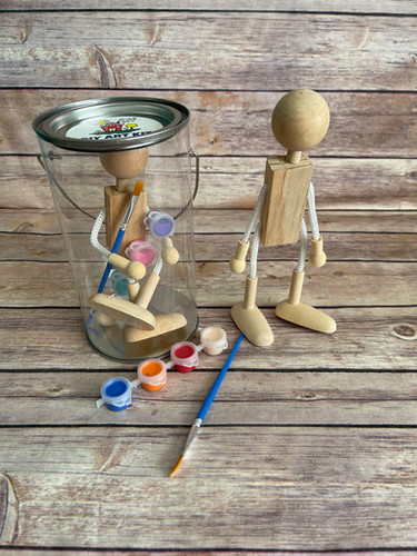 Wood Figure Kit | Kids Art Skool