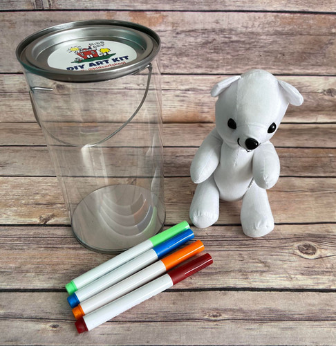 Plush Coloring Kit | Kids Art Skool