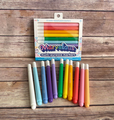 Marvelous Multi-Purpose Paint Markers | Kids Art Skool