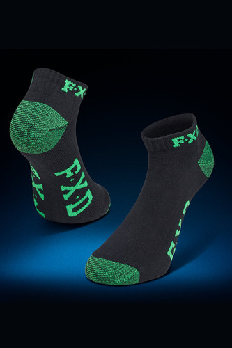 FXD SK-3 5 Pack Ankle Work Socks - Assorted | ozsafetyproducts