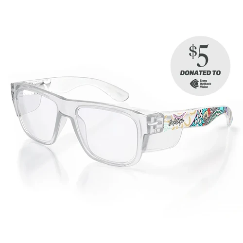 SafeStyle Fusions Clear Frame Clear Lens Art Series V.2 | ozsafetyproducts