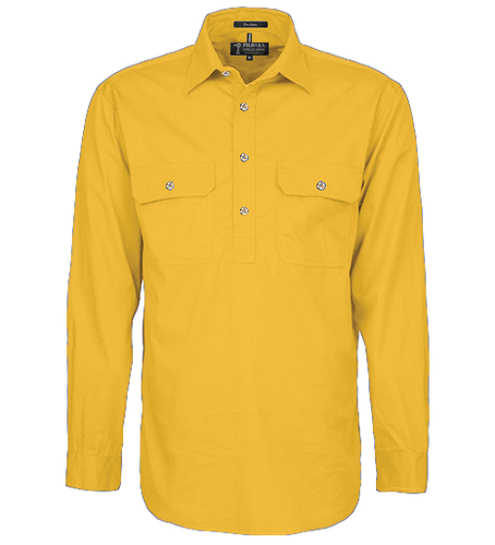 Pilbara Collection Men's Closed Front Work Shirt YellowStone ...
