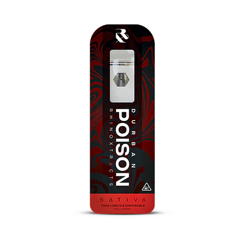 Desechable Durban Poison Rhino Extracts Delta 8 + THCo | Vape a cloud