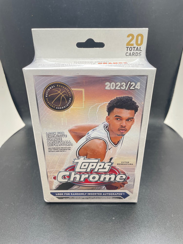 2023-24 NBA Topps Chrome Hanger Boxes | The Card Vault at No