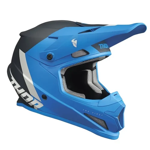 THOR SECTOR CHEV BLUE/GREY HELMET | Dubike