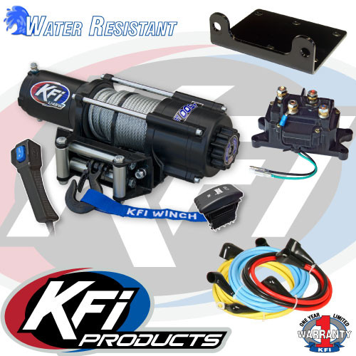 KFI PRODUCTS U45w-R2 4500 LBS STEEL CABLE ATV UTV WINCH | Mechanical ...
