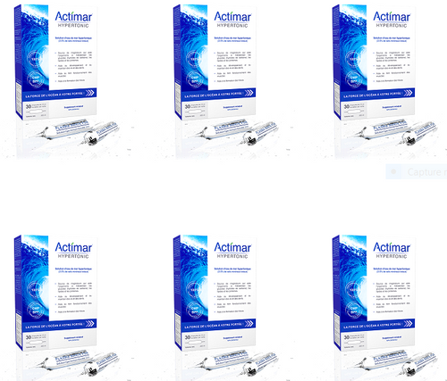 HYPERTONIC | ACTIMAR | 180 ampoules | Tout vert ~ Tout pur