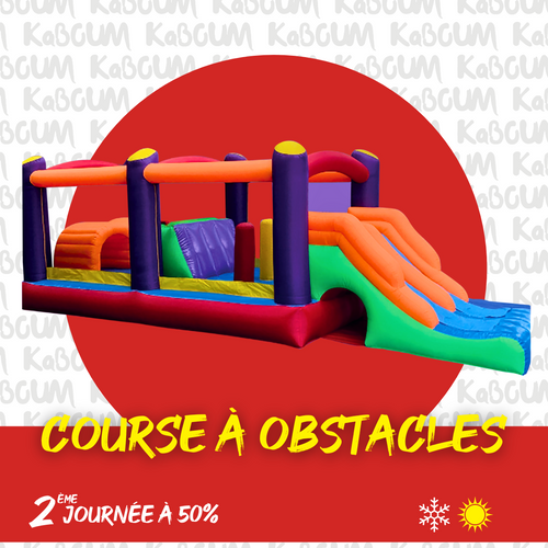 Jeu gonflable | Course à obstacles | KaBOUM