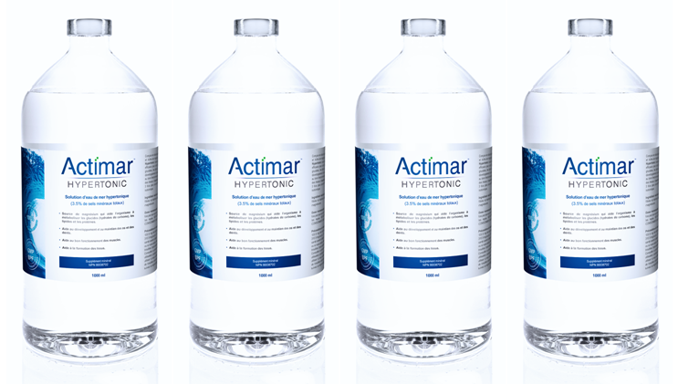 HYPERTONIC | ACTIMAR | 4 bouteilles | Tout vert ~ Tout pur