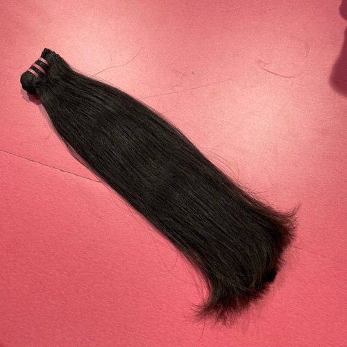 Double Drawn Raw Human Hair Extensions | ARROW EXIM Collection