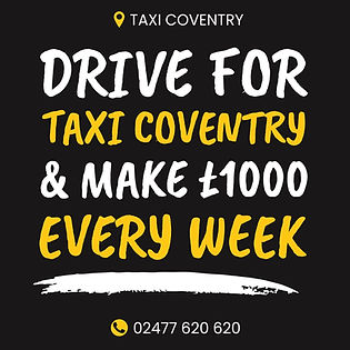 Taxi Coventry | 02477 620 620 | Book Now & Get 10% Off