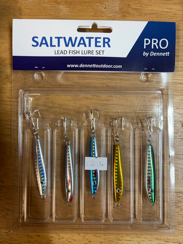 Saltwater Pro Lead fish Set of 5 | Rooneys