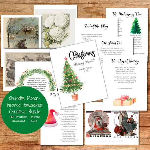 Charlotte Mason-Inspired Christmas Morning Basket Bundle | Established ...