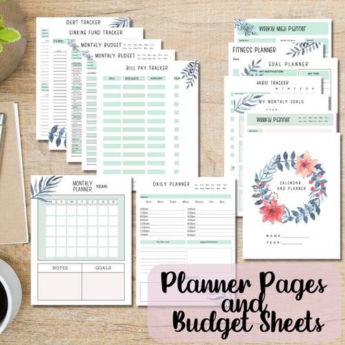 Printable Calendar and Planning Pages | Established At Home