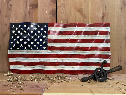 Handmade Waving American Flag | My Site