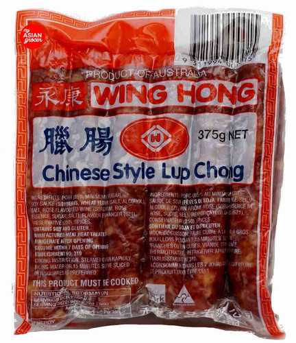 Wing Hong Chinese Style Pork Sausage. Lup Chong. 375gm. | Global Foods ...