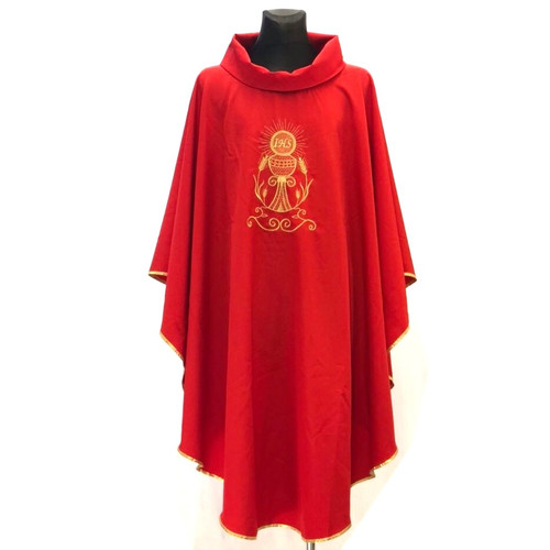 Chasuble 100% polyester in the 4 liturgical colors | Borgoclero